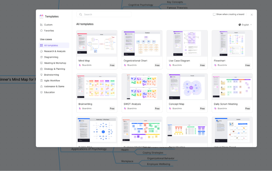 How to do knowledge framework with online whiteboard?